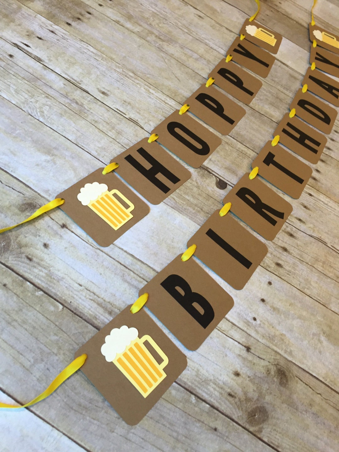 Hoppy Birthday Banner - Etsy