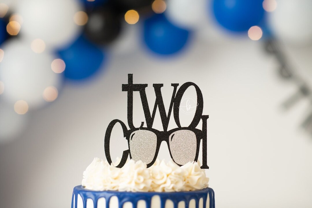 Two Cool Cake Topper/ Second Birthday - Etsy
