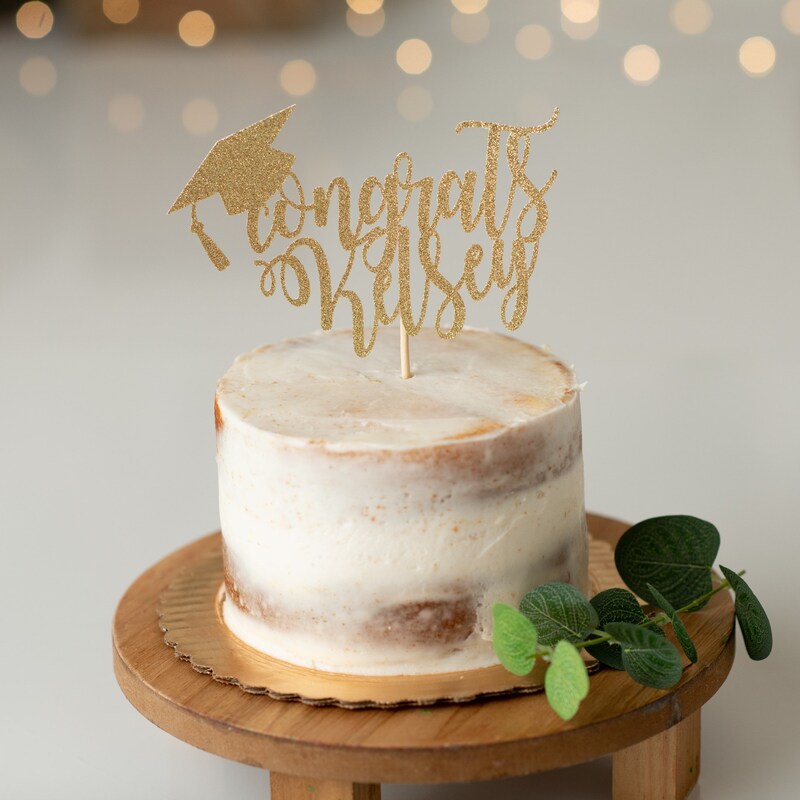 Graduation Cake Topper - Etsy