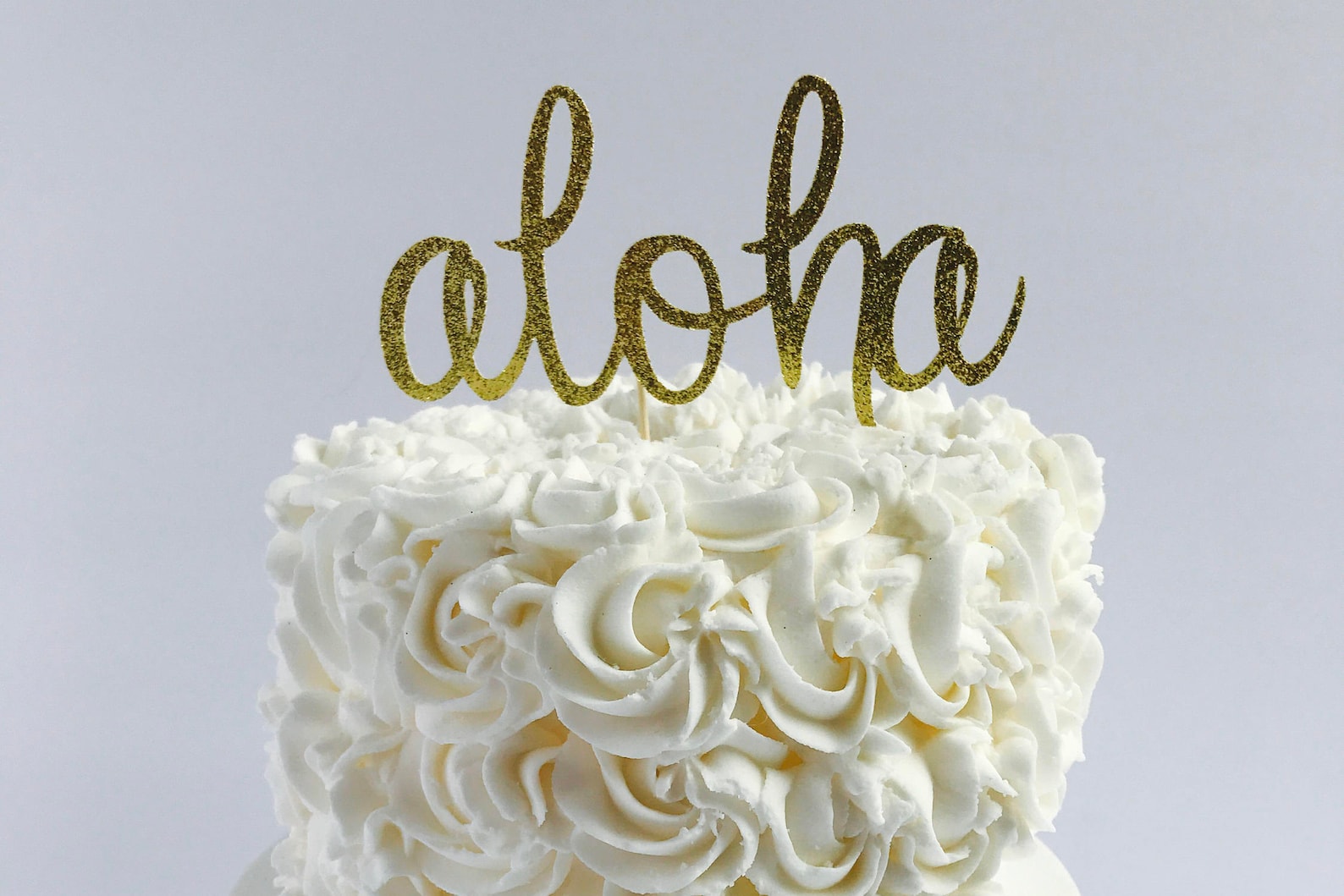 Aloha Cake Topper/ Tropical Party Cake Toppers/ Pineapple - Etsy