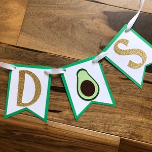 Avocado High Chair Banner/ Avocado Birthday Party/ Avocados - Etsy