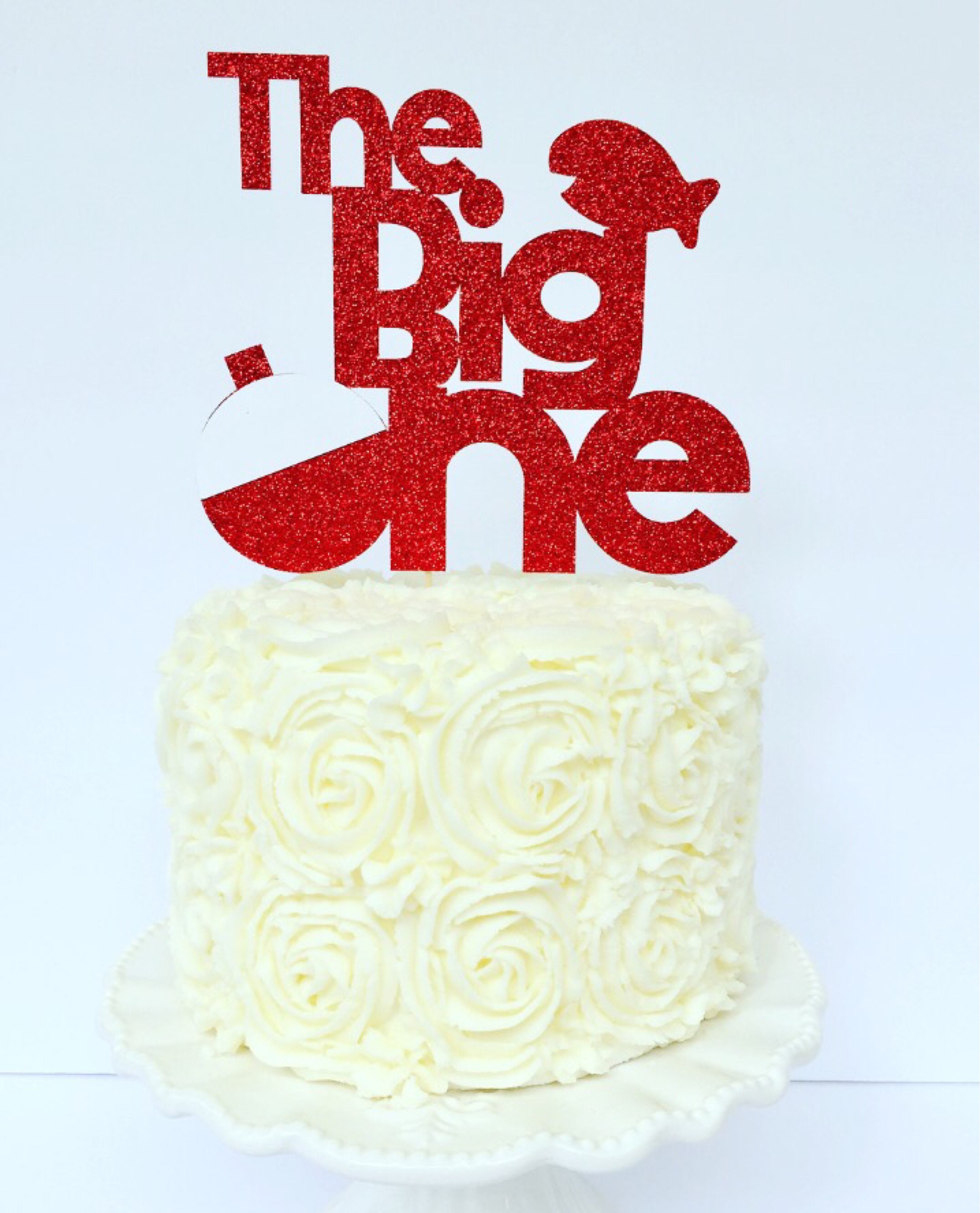 The Big One Cake Topper / First Birthday / Fishing Theme | Etsy
