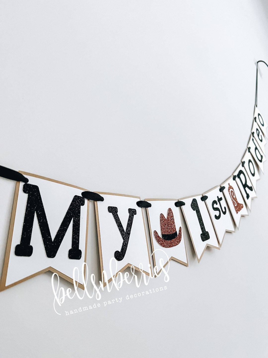 My First Rodeo Birthday Banner / Cowboy Birthday Banner / First ...