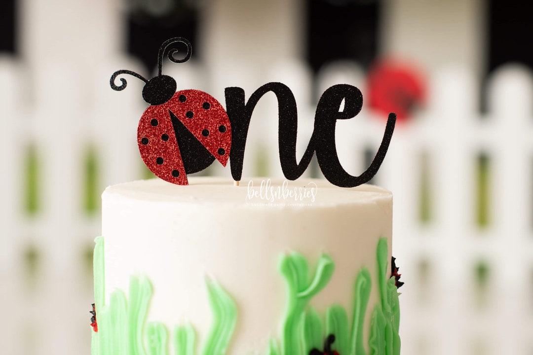 Lady Bug Cake Topper / Little Lady Bug Cake Topper / Lady Bug Birthday ...