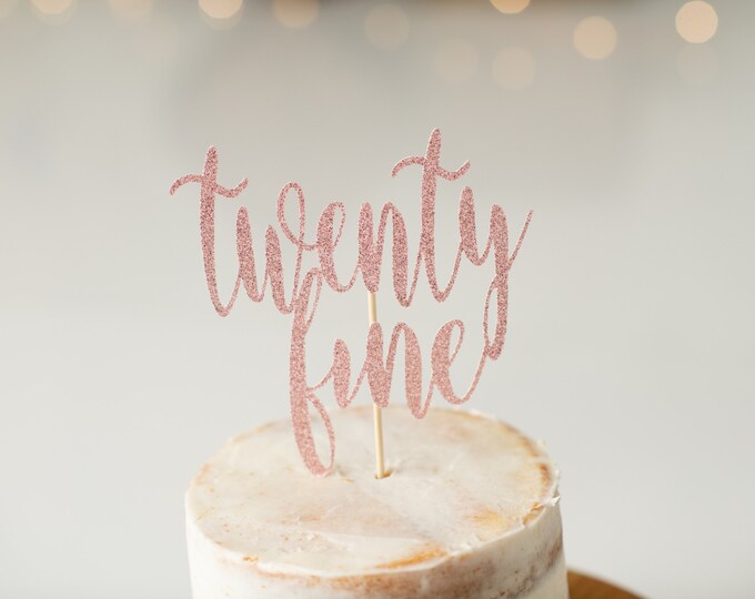 Twenty Something Cake Topper, 29th Birthday Cake Topper, 28th Birthday ...