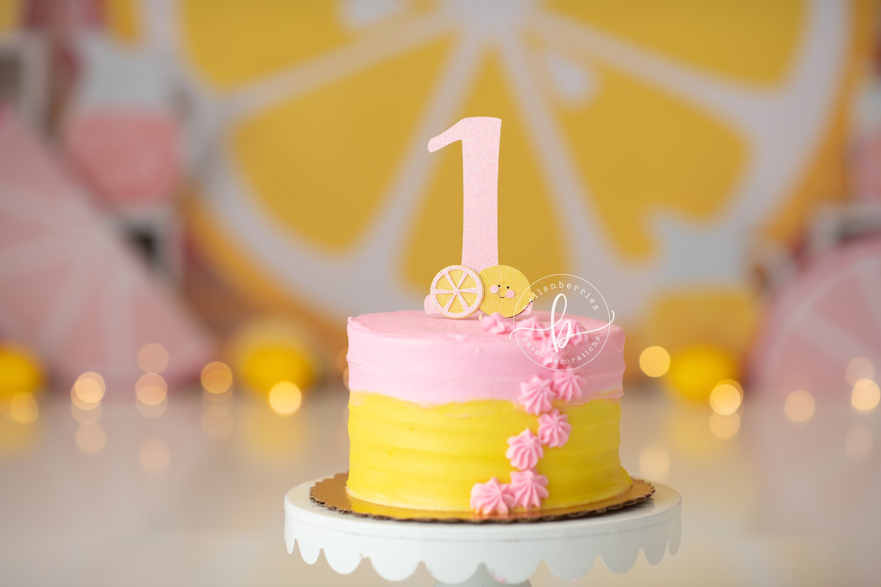 Pink Lemonade Birthday Cake