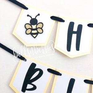 Bumble Bee Happy Birthday Banner / Fun to Bee One Banner / Bumble Bee ...