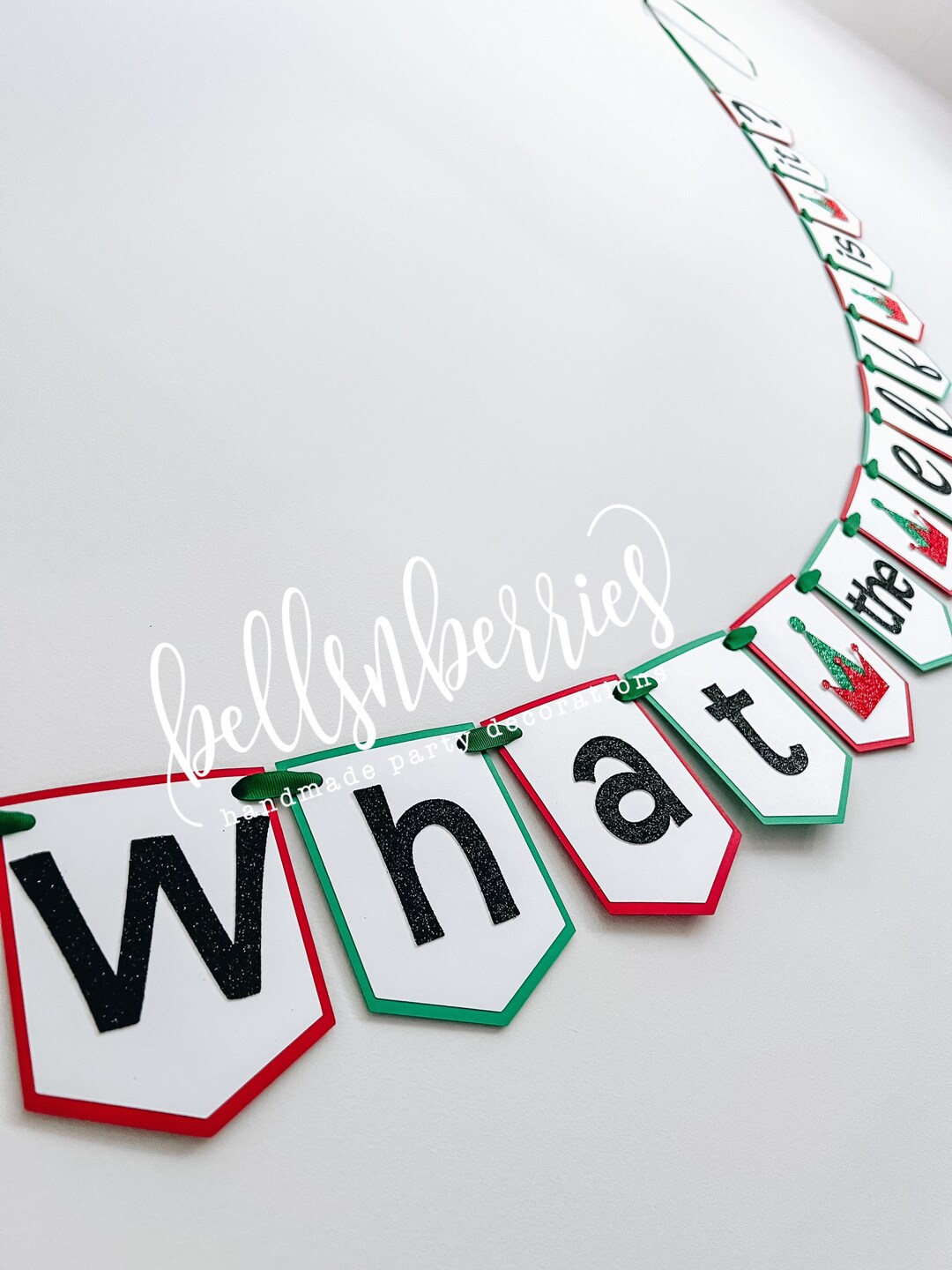What the Elf is It Banner: Christmas Gender Reveal, Holiday Party - Etsy