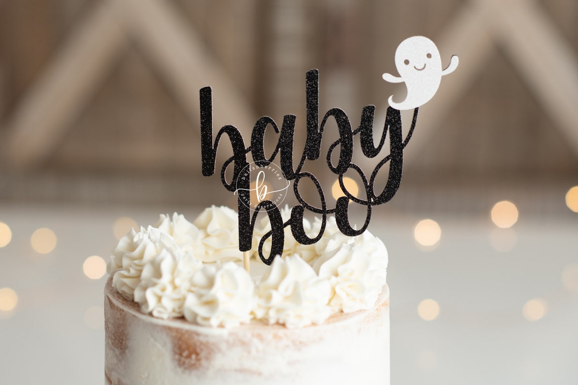 Baby Boo Cake Topper/ Halloween Cake Topper/ Halloween Baby - Etsy
