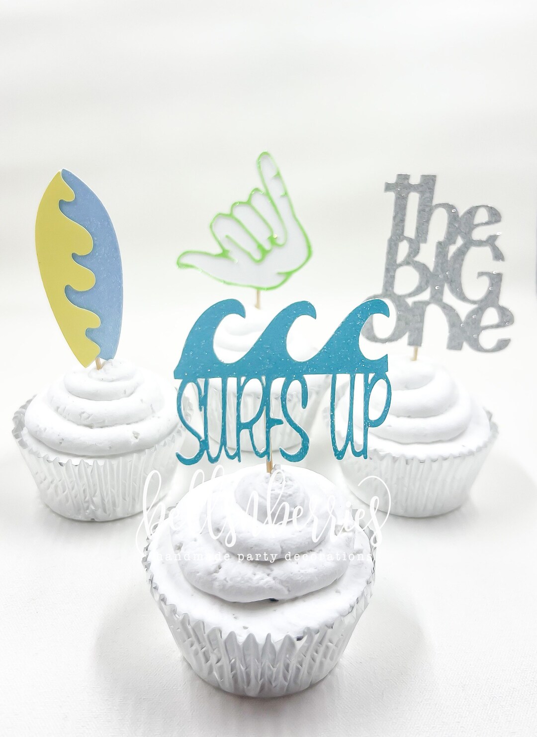 Surfing Cupcake Toppers/ Set of 12 - Etsy