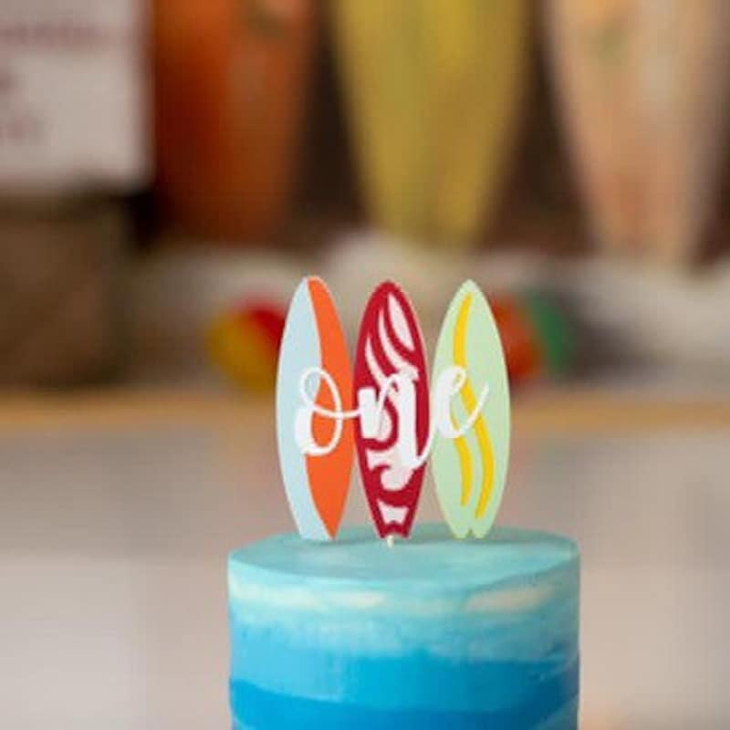 Surfing Cake Topper - Etsy