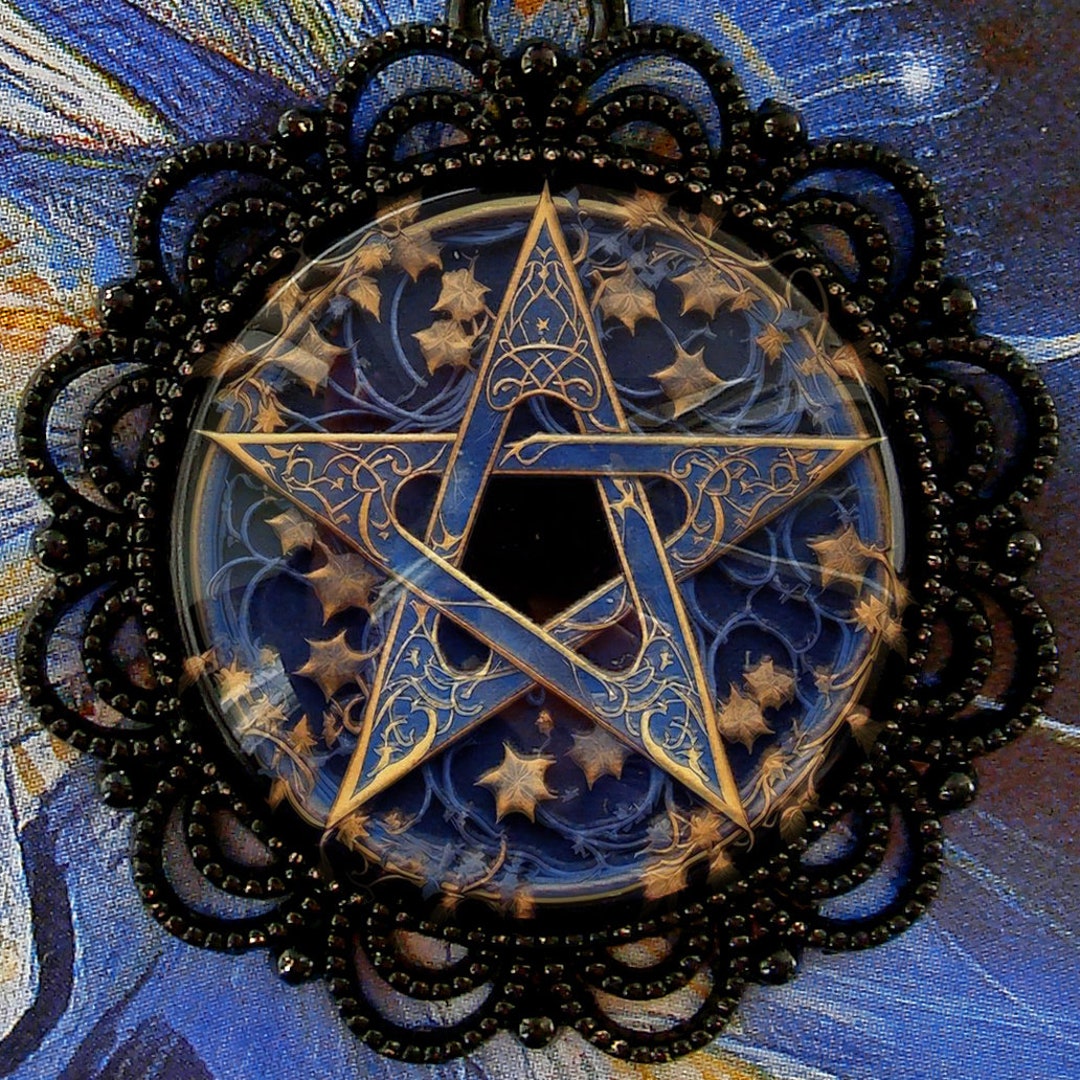 Pentacle Necklace - Witchy - Wiccan - Gothic - Witch Stuff - Pentagram ...