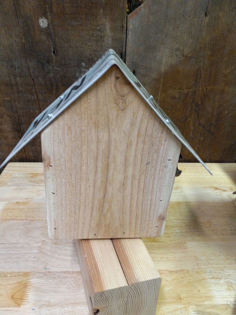 2007 Tennessee License Plate Roof on a Handyman's Special Birdhouse ...