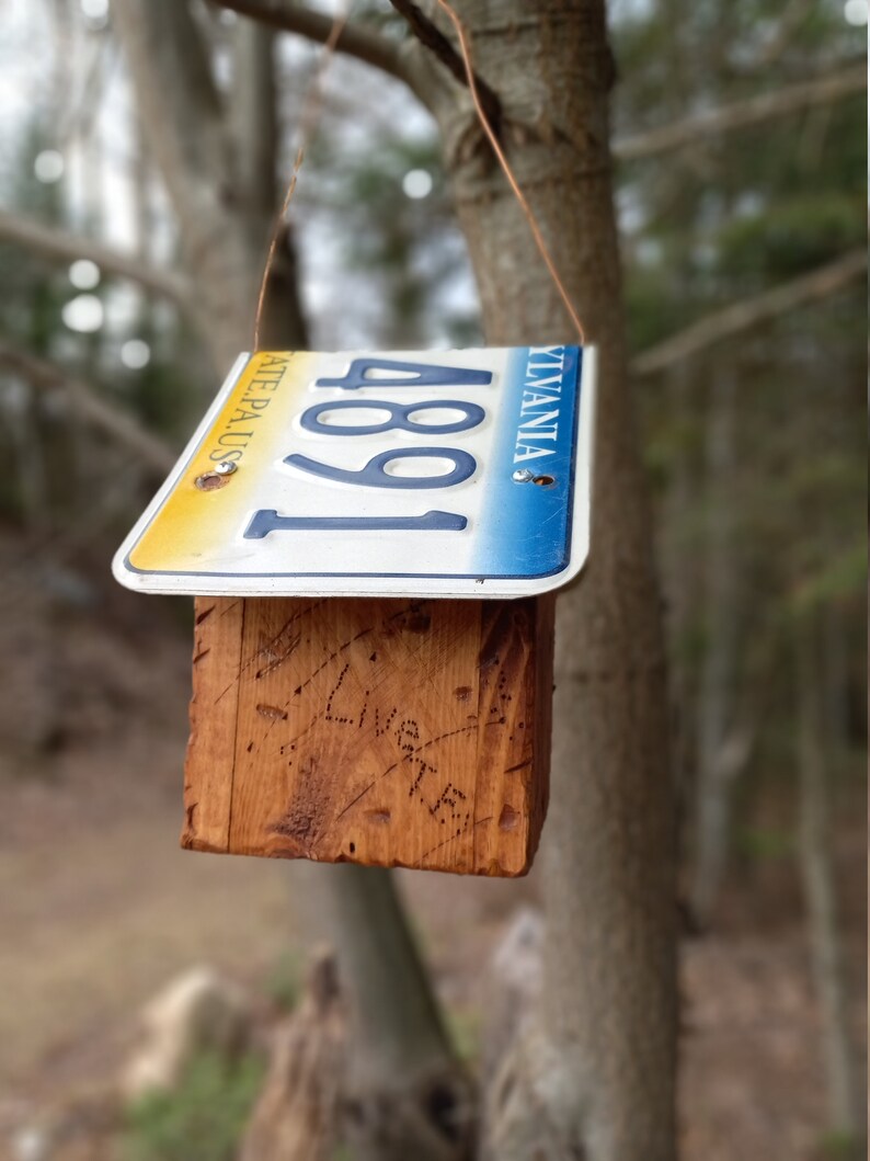 Pennsylvania License Plate Roof on a Uniquely Designed - Etsy