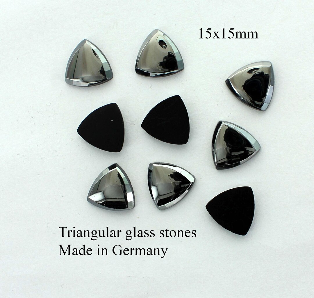 Triangular Flatback Stones. Price is for 10 Stones - Etsy