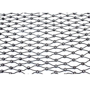 Preciosa Crystal Fishnets - 16 Rows Black Netting With SS13 Stones ...
