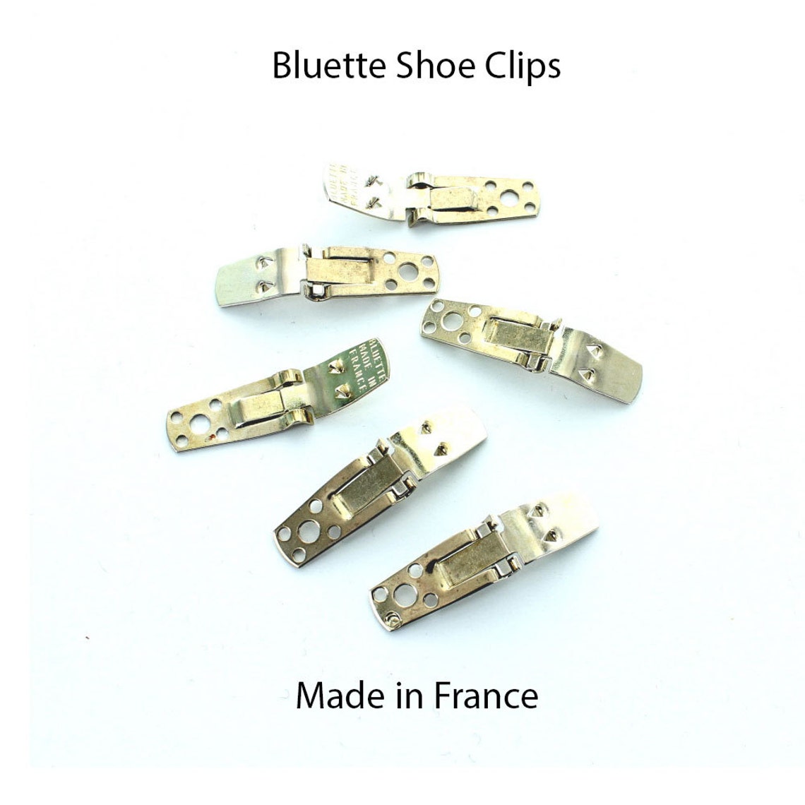 French Shoe Clips Made by Bluette With Long or Short Base. - Etsy UK