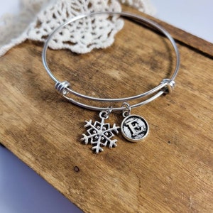 Snowflake Bracelet, Winter Snowflake Jewelry, Ready to Ship Gift ...