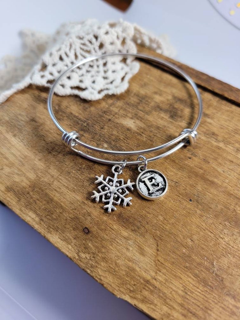 Snowflake Bracelet, Winter Snowflake Jewelry, Ready to Ship Gift ...