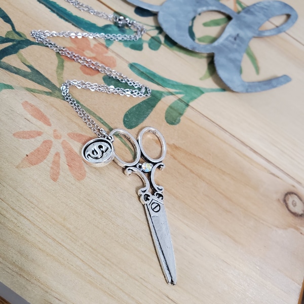 Scissor Necklace - Etsy