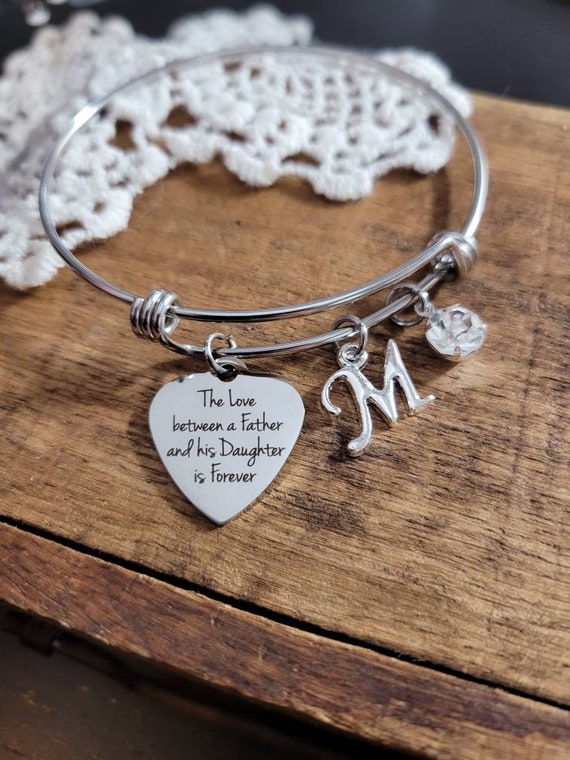 Father Daughter Bracelet Gift for Daughter the Love Between | Etsy