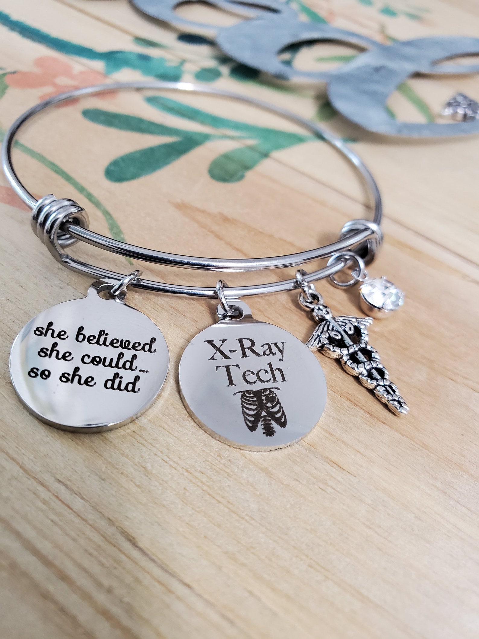 X-ray Tech Gift, Graduation Gift for X-ray Tech, She Believed She Could ...