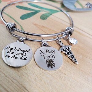 X-ray Tech Gift, Graduation Gift for X-ray Tech, She Believed She Could ...