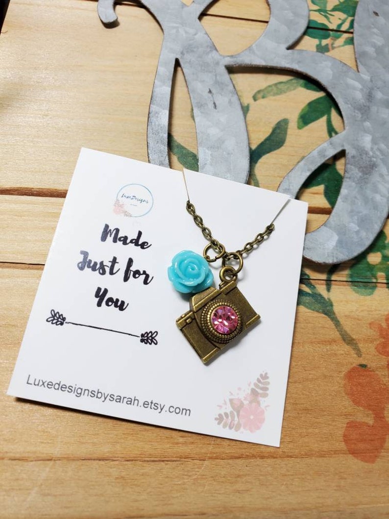 Gift for Photographer Photography Gifts Camera Necklace | Etsy