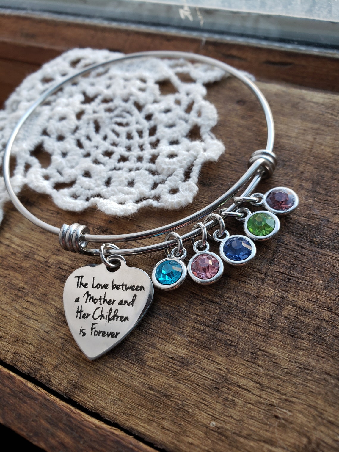 Personalized Gift for Mom Mother's Love Bracelet Mother - Etsy