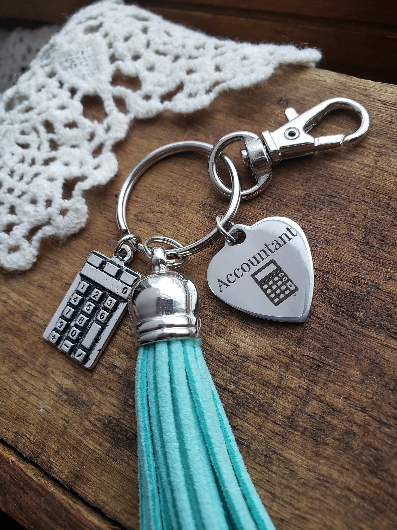 Graduation Gift for Accountant, Accountant Gift, CPA Charm Keyring ...
