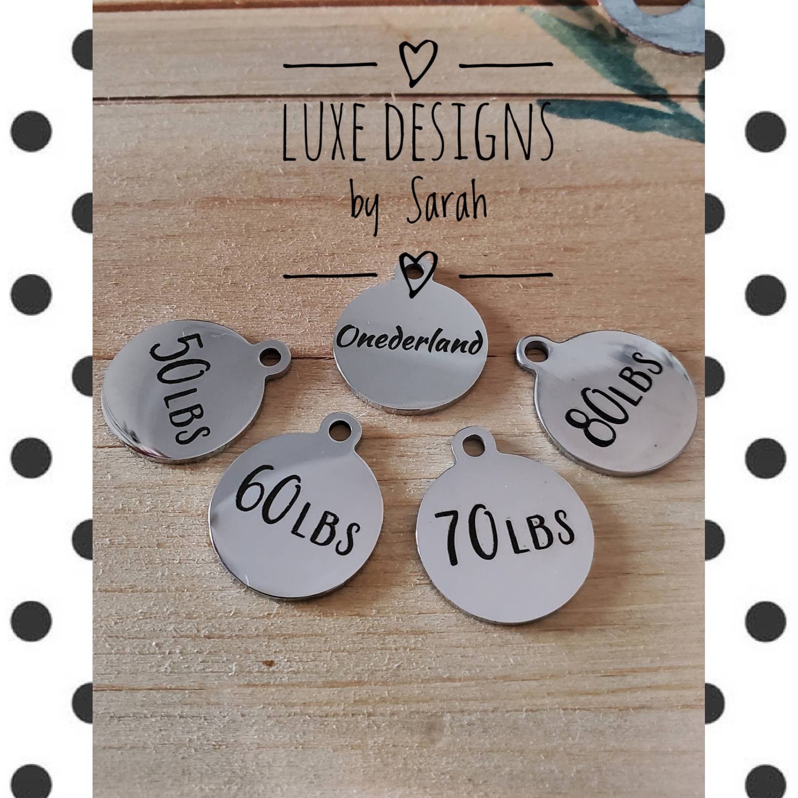 Add on Weightloss Milestone Charms, Ww Charms, Weightloss Tracker ...