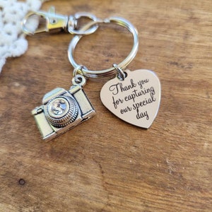 Gift for Photographer, Camera Charm Keyring, Photography Keyfob ...