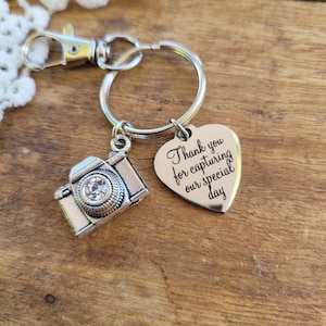 Gift for Photographer, Camera Charm Keyring, Photography Keyfob ...