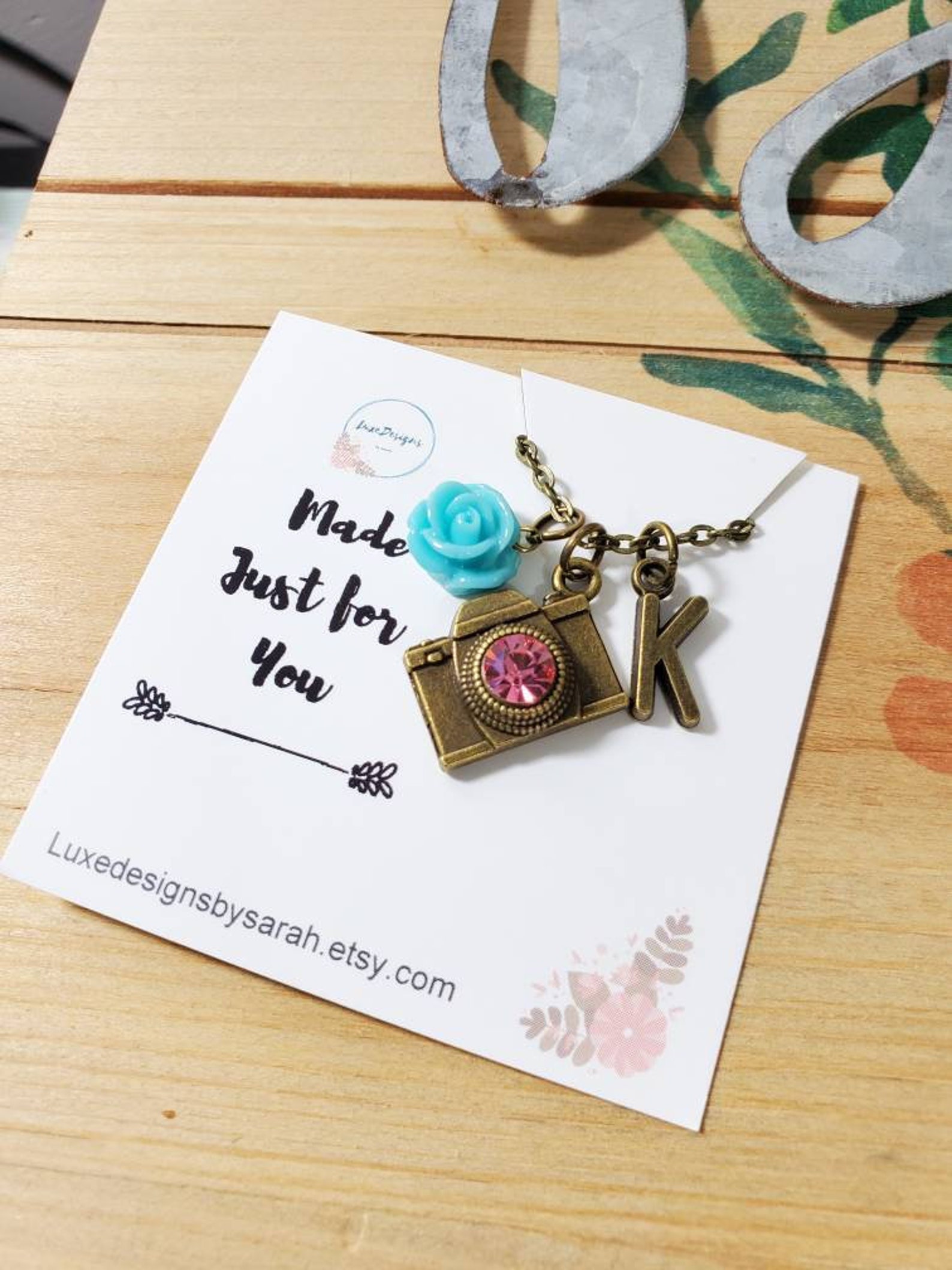 Gift for Photographer, Photographer Gifts, Camera Necklace, Camera ...