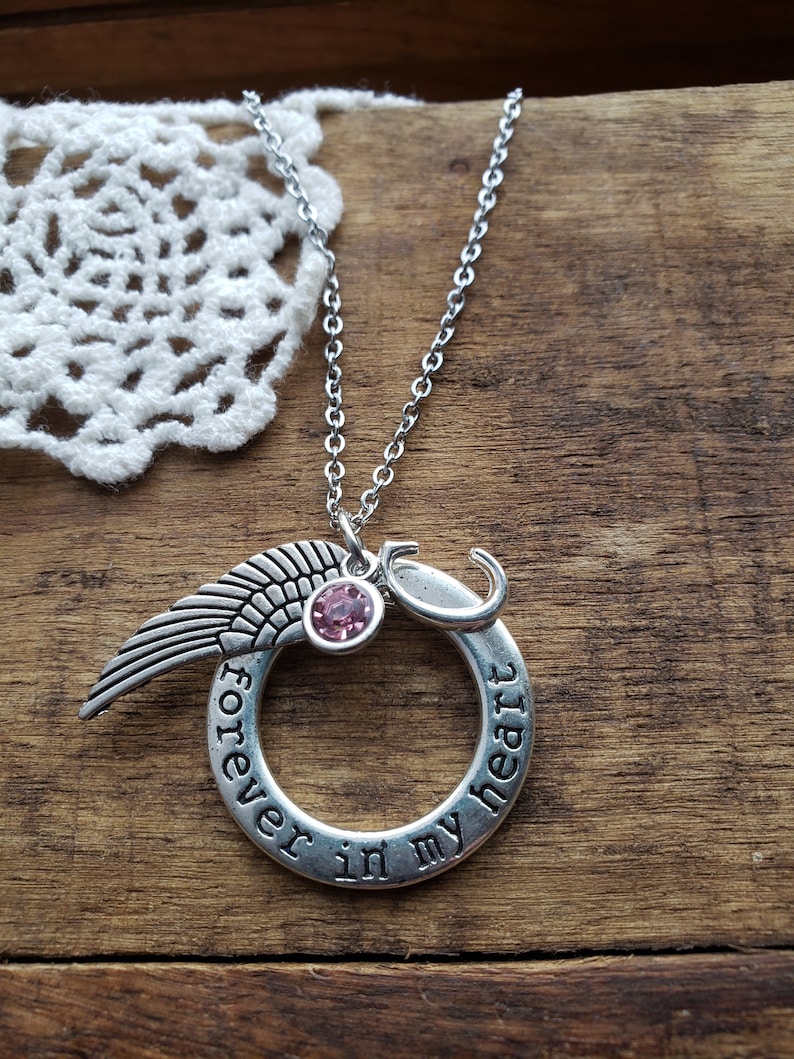 Memorial Necklace Memorial Jewelry Remembrance Jewelry - Etsy