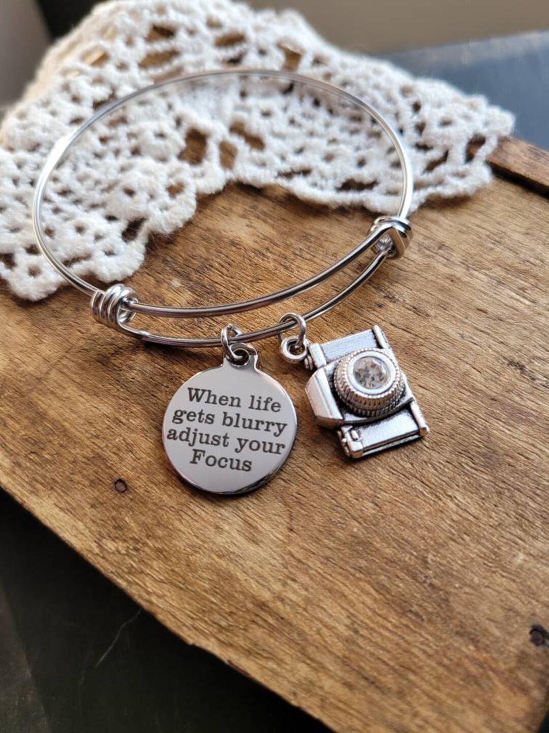 Gift for Photographer, Photographer Jewelry, Camera Charm Bracelet ...