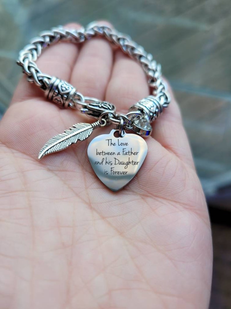 Father Daughter Bracelet, Gift for Daughter, the Love Between a Father ...