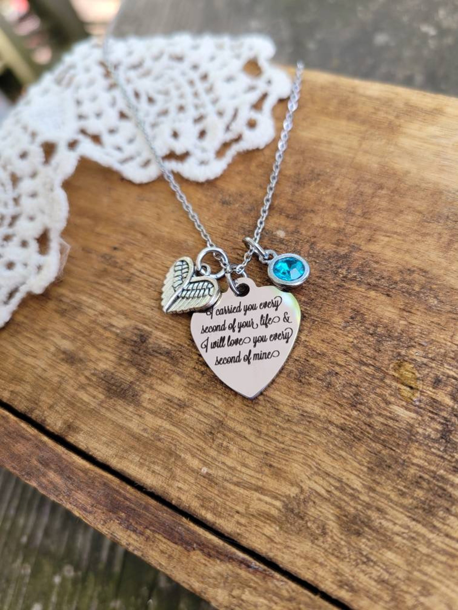 Miscarriage Jewelry Miscarriage Memorial Jewelry I Carried - Etsy