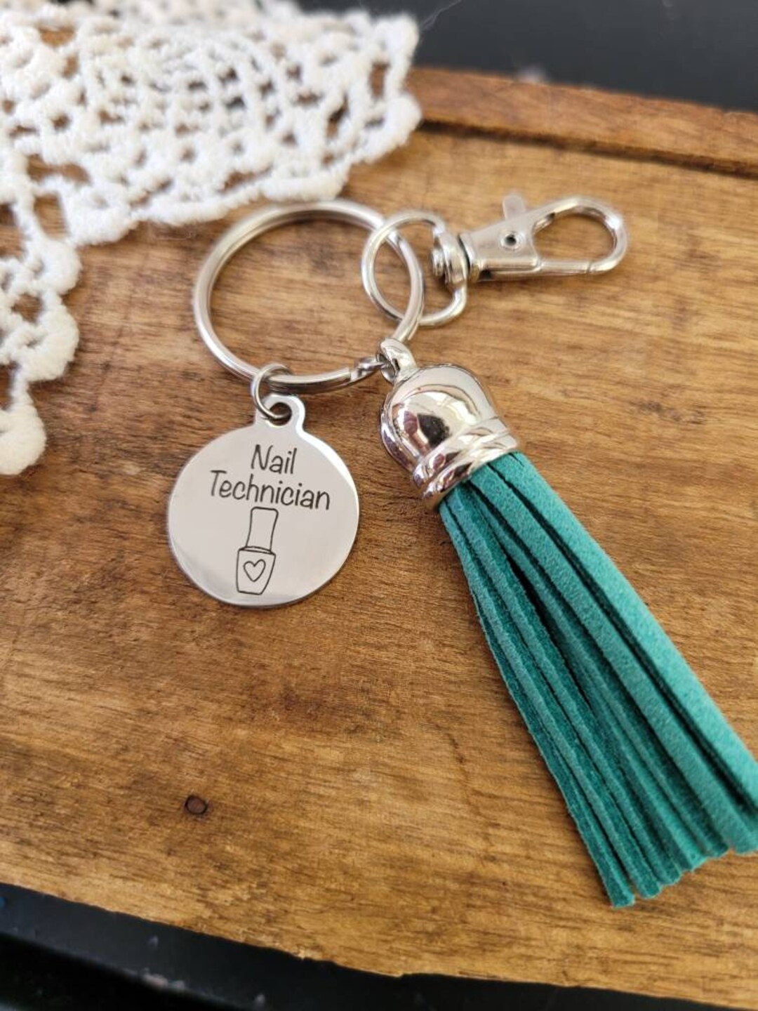 Gift for Nail Tech, Nail Tech Graduation Gift, Nail Technition Keychain ...