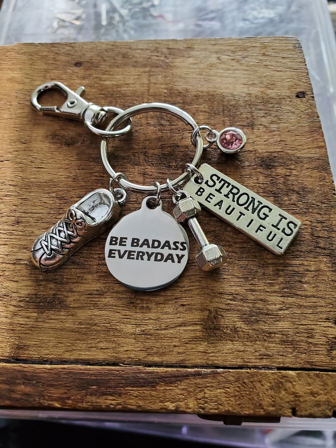 Gym Keychain, Gift for Trainer, Fitness Gift, Gym Keyfob, Gift for a ...