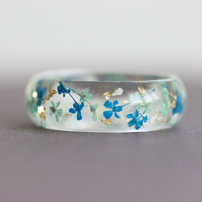 Real Flower Ring - Etsy