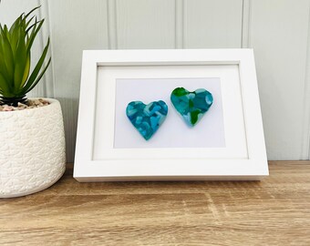 Glass Cast Heart - Etsy