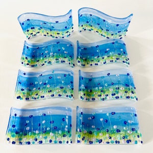 Fused Glass Cornish Coastal Wave, Cornish Fused Glass, Fused Glass ...