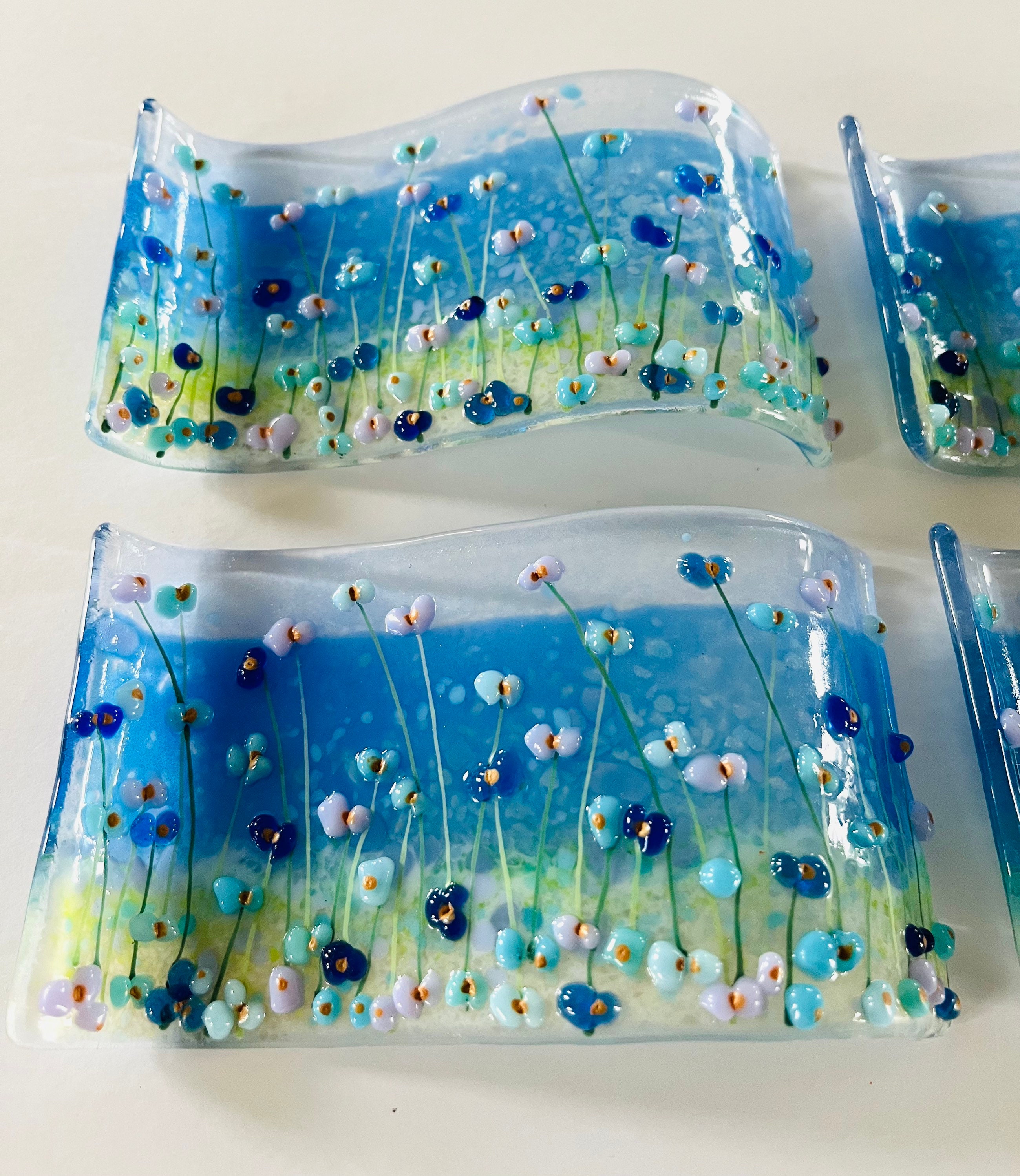 Fused Glass Cornish Coastal Wave Cornish Fused Glass Fused | Etsy UK