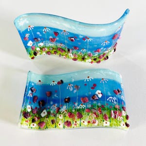 Fused Glass Cornish Coastal Wave, Cornish Fused Glass, Fused Glass ...