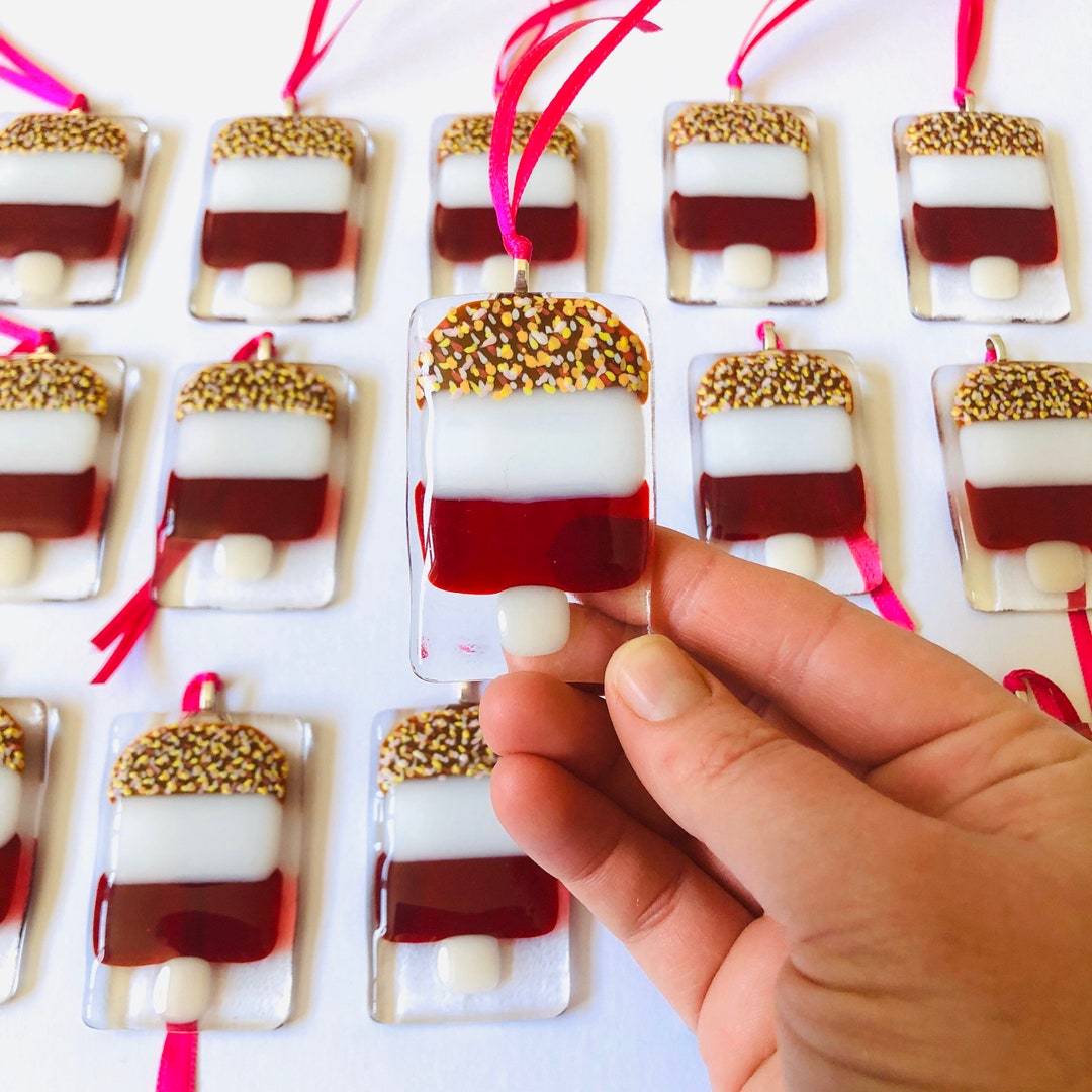 Fused Glass Fab Lolly Art Decoration Cornish Fused Glass - Etsy