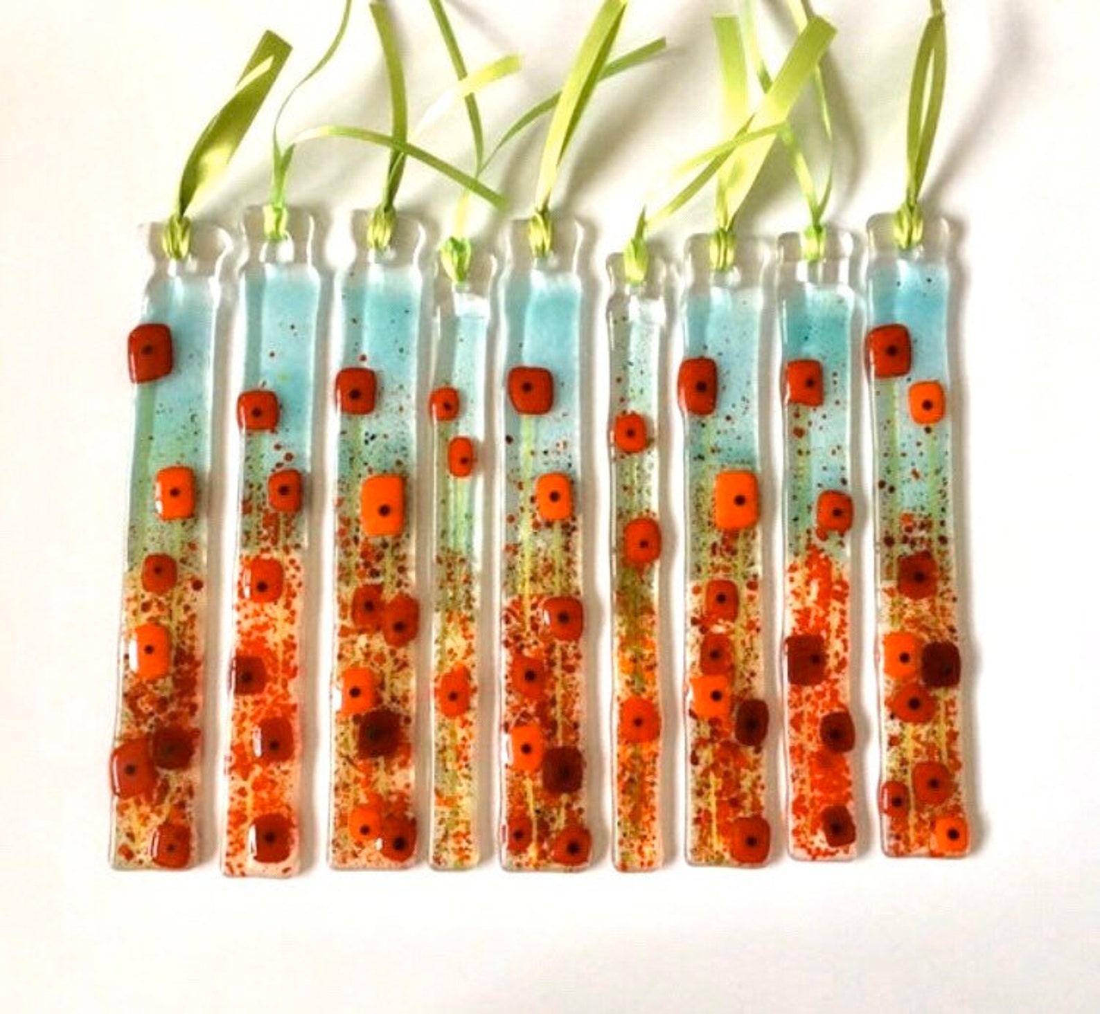Fused Glass Poppy Art Remembrance Poppy Poppy Gift - Etsy