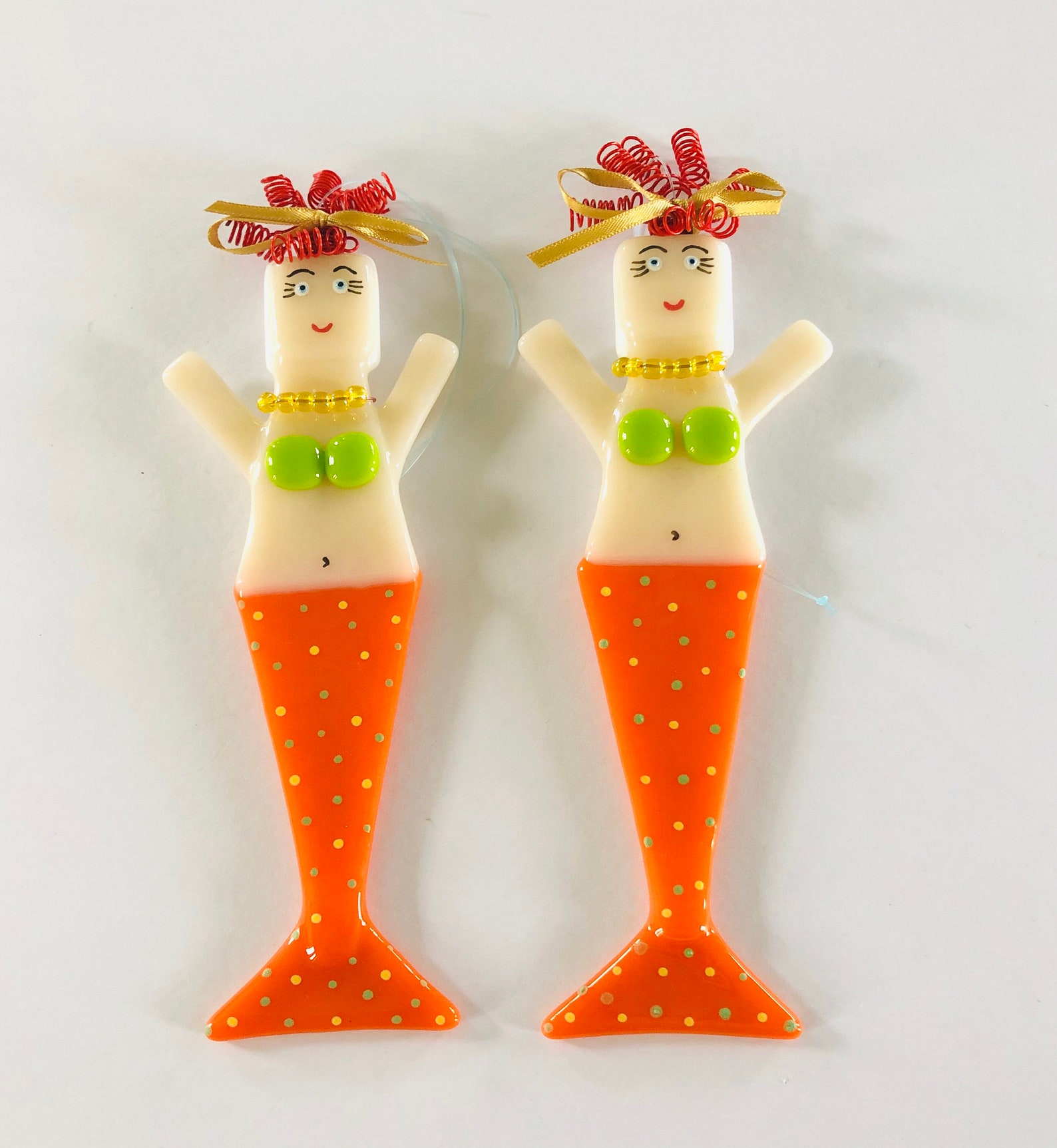 Fused Glass - Fused Glass Mermaid, Mermaid Decoration, Mermaid Gift ...