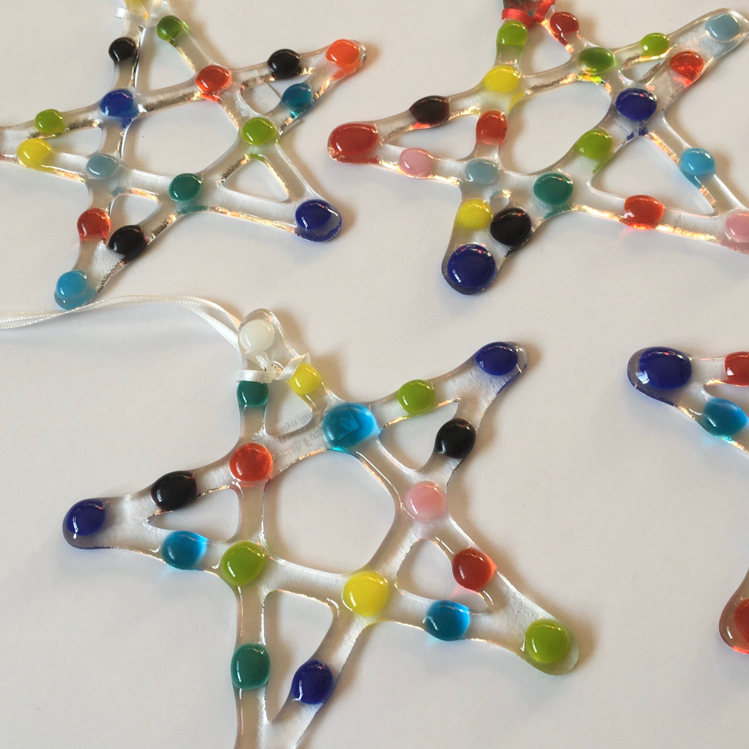 Fused Glass Fused Glass Star Decoration Fused Glass - Etsy Canada