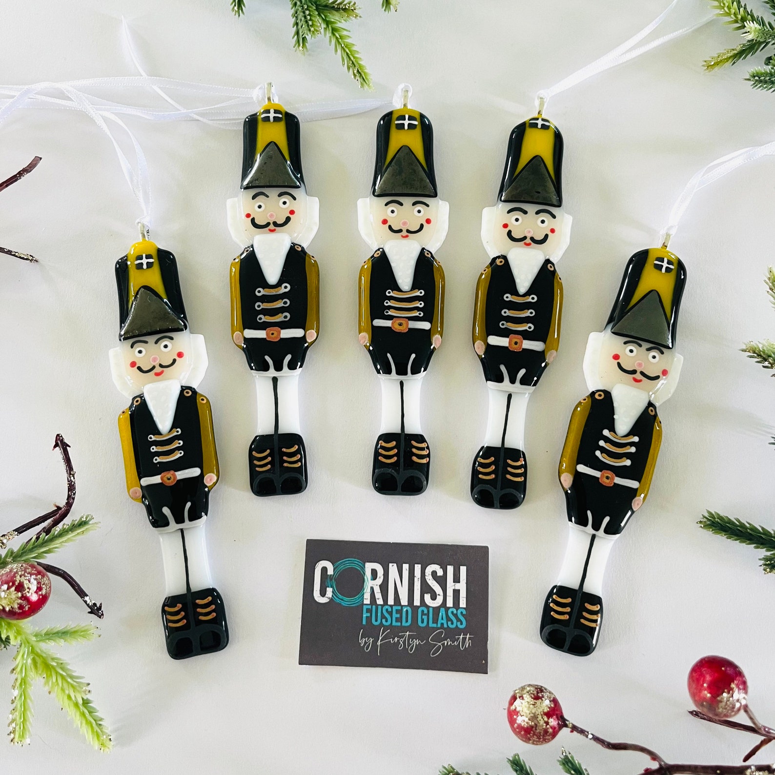 Fused Glass Nut Cracker Toy Solider Christmas Decoration - Etsy